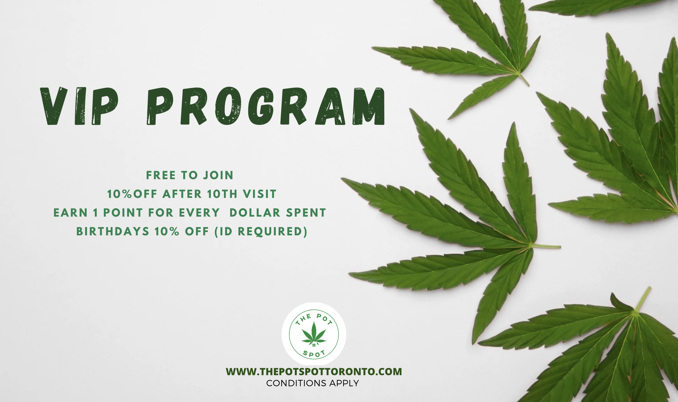 VIP PROGRAM | BEST CANNABIS DISPENSARY AND DELIVERY